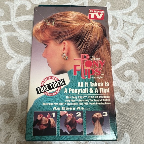 Pony | Hair | The Original Pony Flips Hairstyler From The 8s Vintage ...